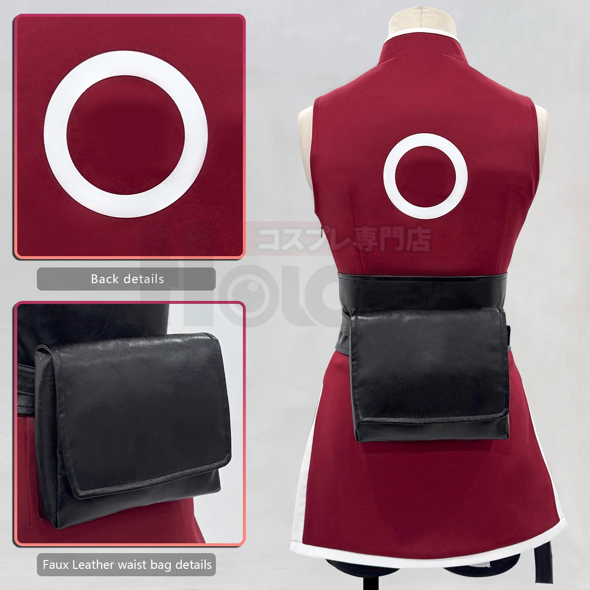 Sakura Haruno Cosplay Costume – Naruto Shippuden – Levi Crew Store