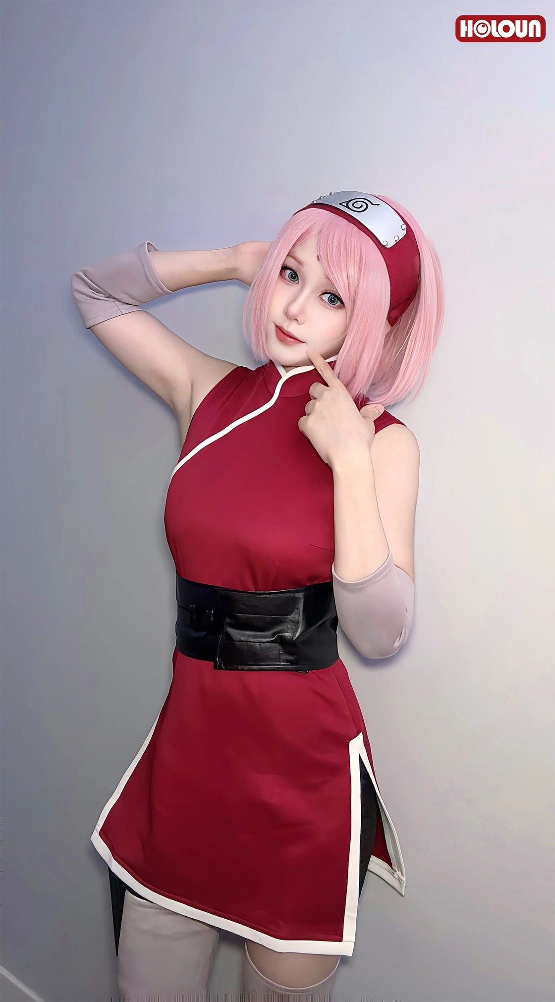 Sakura Haruno Cosplay Costume – Naruto Shippuden – Levi Crew Store
