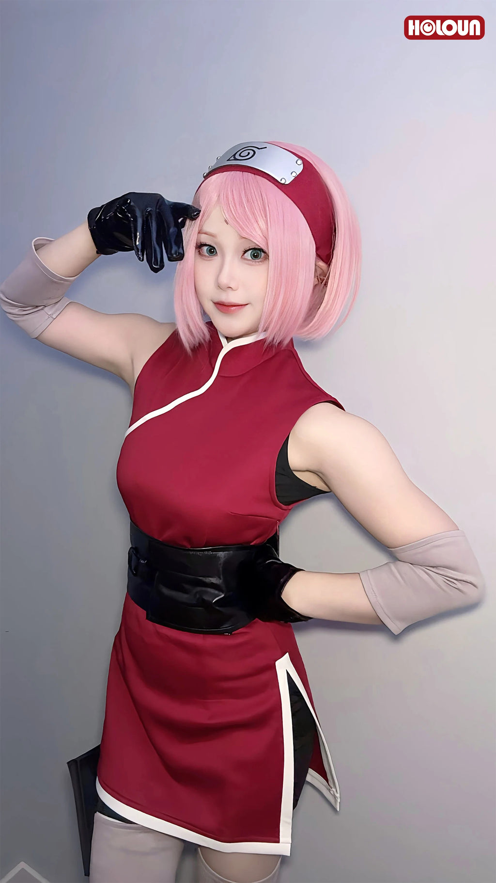 Sakura Haruno Cosplay Costume – Naruto Shippuden – Levi Crew Store