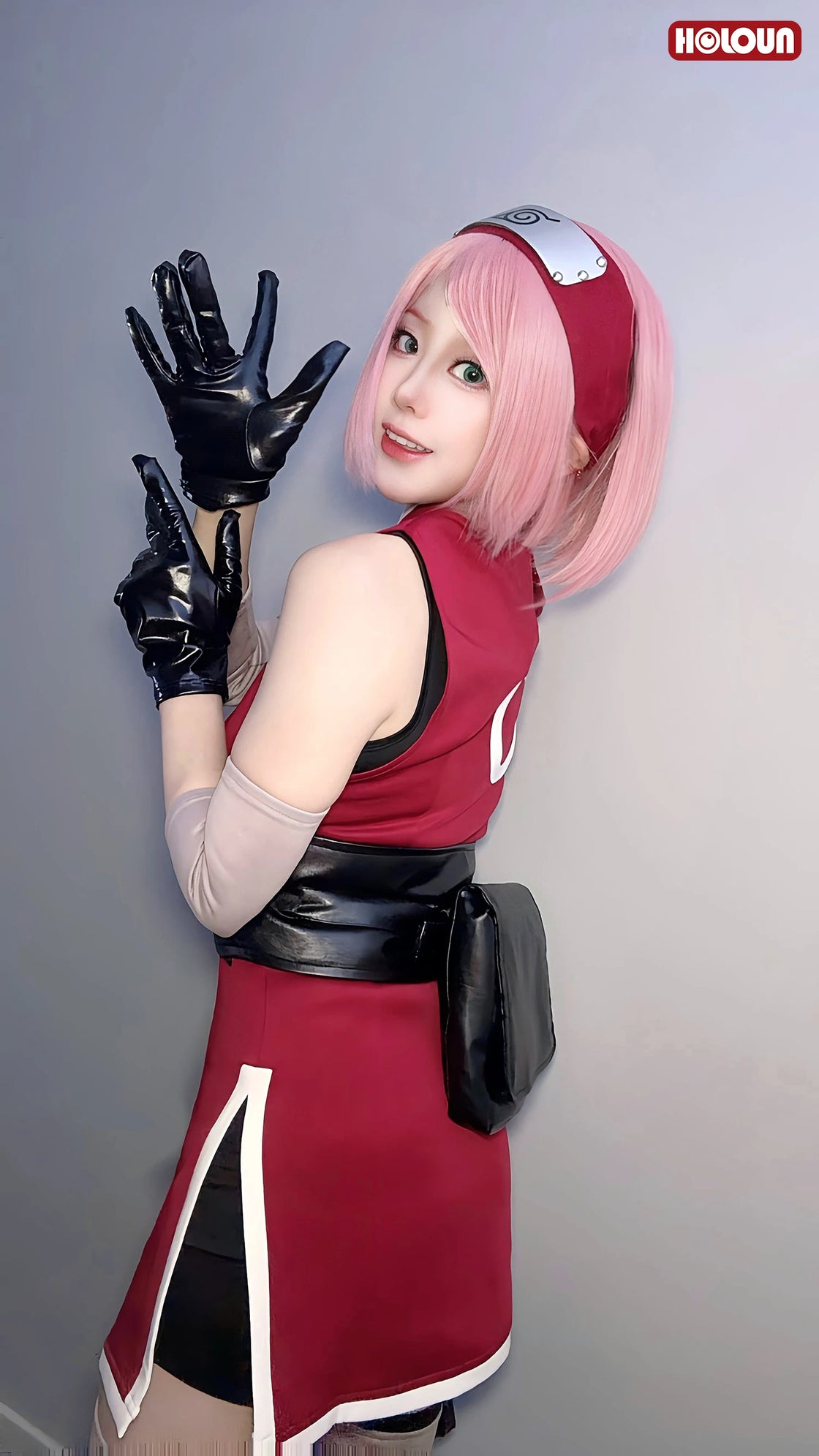 Sakura Haruno Cosplay Costume – Naruto Shippuden – Levi Crew Store