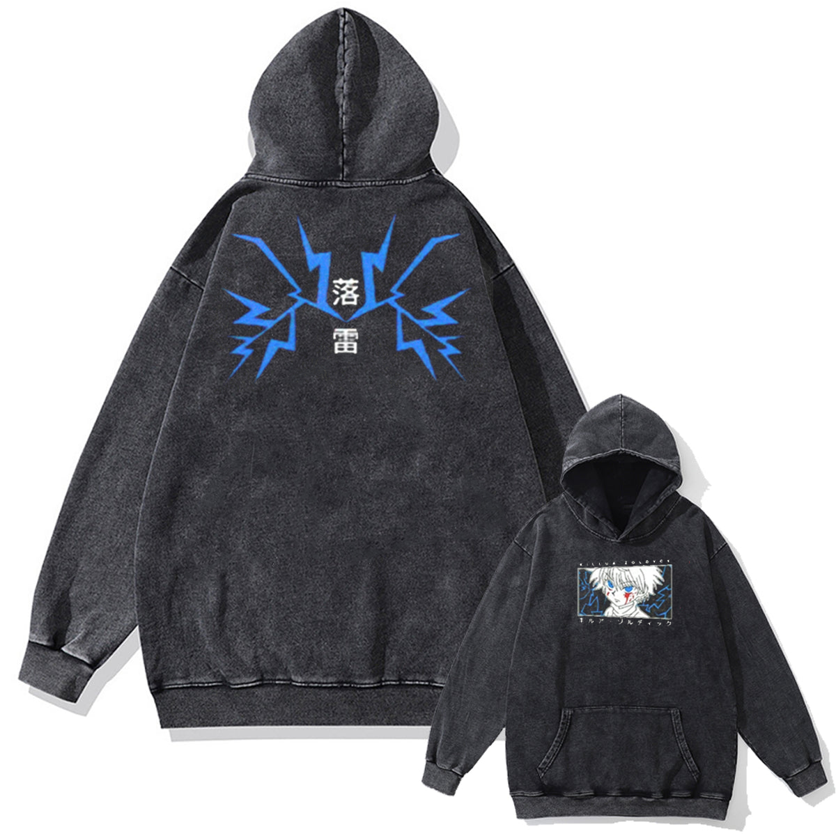 Killua "Assassin Mode" Vintage Hoodie – Levi Crew Store