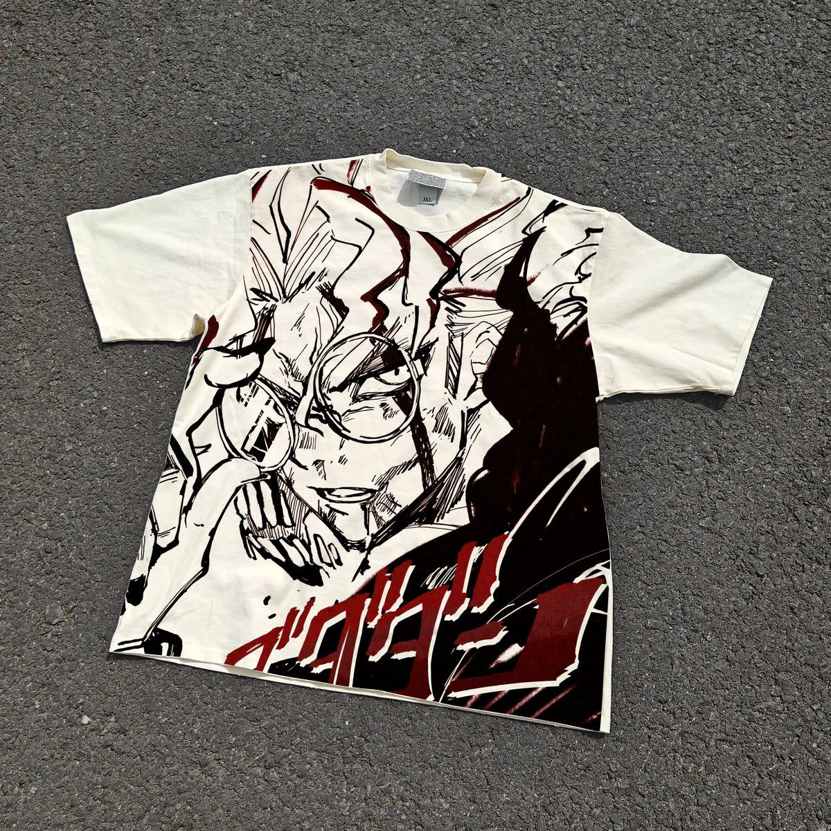 Okarun "Cursed Rocket" Acid Wash T-shirt – Levi Crew Store