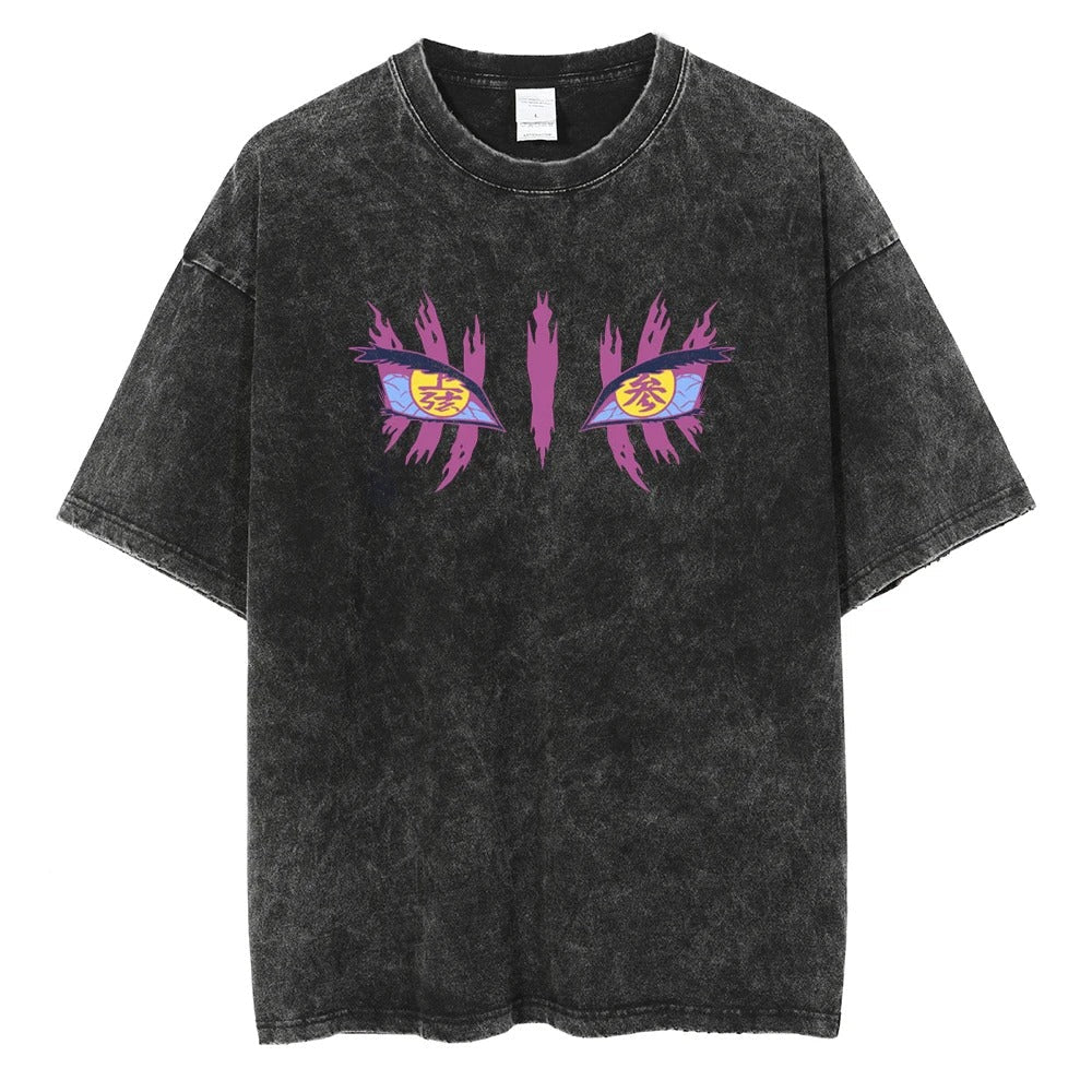 Akaza Vintage T-shirt - Upper Moon Three - Retro Anime Apparel – Levi ...