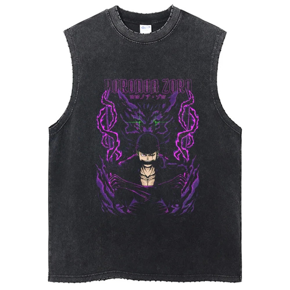 Roronoa Zoro Vintage Tank Top – Levi Crew Store
