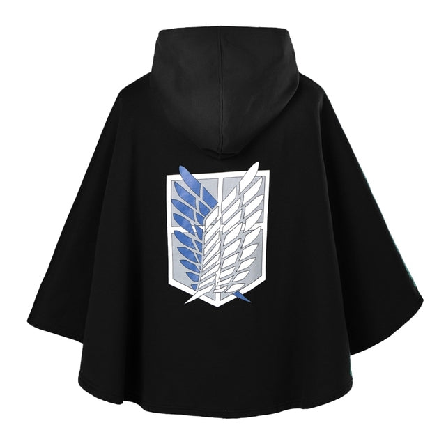 Attack on Titan Scouting Cloak (Black Edition) – Levi Crew Store